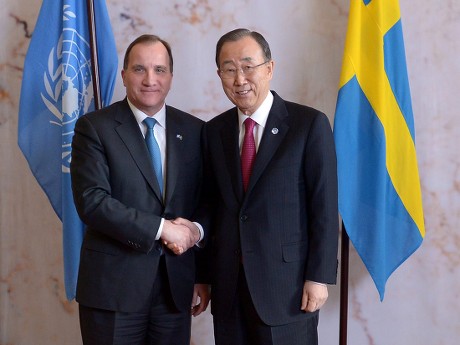 Swedish Prime Minister Stefan Lofven L Editorial Stock Photo - Stock ...