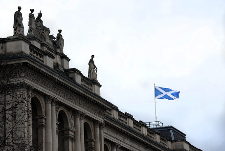 Flag Scotland Scottish Gaelic Bratach Na Editorial Stock Photo - Stock ...
