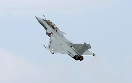 French Dassault Rafale Fighter Jet Performs Editorial Stock Photo ...