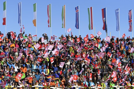 Swiss Fans Cheer Finish Area During Editorial Stock Photo - Stock Image ...