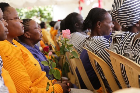 Kenyan Female Inmates Hold Their Rose Editorial Stock Photo - Stock ...