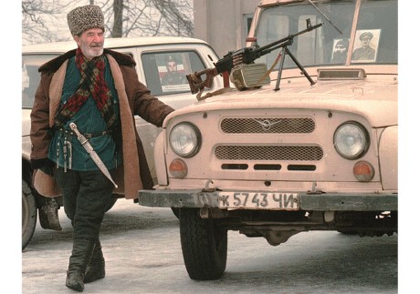 Elderly Chechen Wearing Traditional Dagger Stand Editorial Stock Photo ...