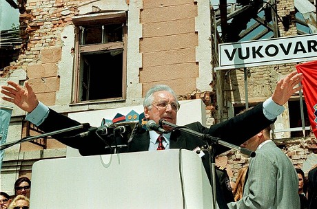 Vukovar Croatia Croatian President Franjo Tudjman Editorial Stock Photo ...