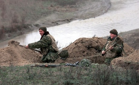 Gudermes Chechnya Russian Soldiers Reinforce Their Editorial Stock ...