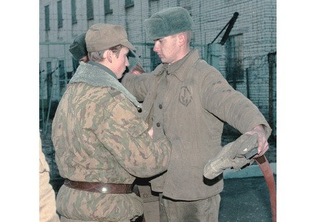 Convoy Sergeant Bodysearches Convict Soldier Regional Editorial Stock ...