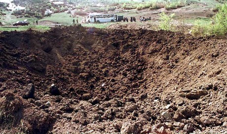 Savine Vode Kosovo Yugoslavia Bomb Crater Editorial Stock Photo - Stock ...