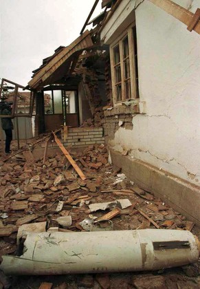 Lipljan Yugoslavia Unexploded Missile Lays On Editorial Stock Photo ...