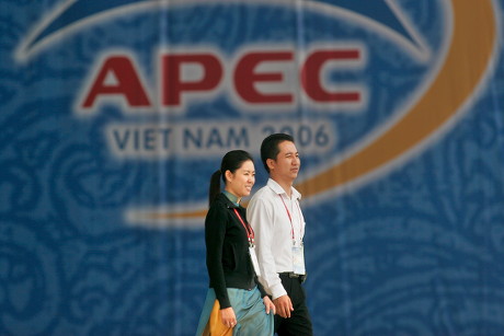 Volunteers Walk Front National Conference Centre Editorial Stock Photo ...