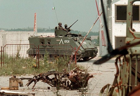 Klina Kosovo Yugoslavia Patrolling Italian Kfor Editorial Stock Photo ...