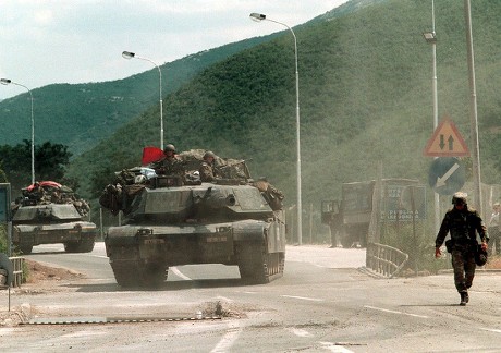 Blace Yugoslavia Us Kfor Tanks C135 Editorial Stock Photo - Stock Image ...