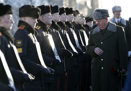 Belarussian Army Officer Walks Past Belarussian Editorial Stock Photo ...