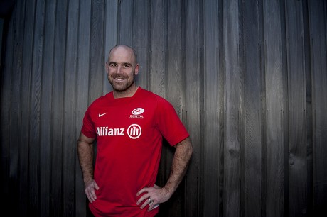Charlie Hodgson Rugby Feature Saracens Training Editorial Stock Photo ...