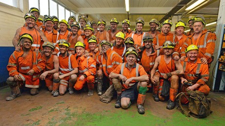 Last Shift Miners Leave Pit Closure Editorial Stock Photo - Stock Image ...
