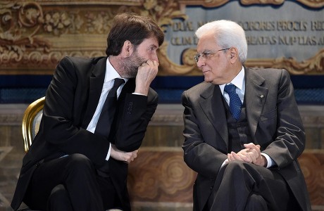 Italian Culture Minister Dario Franceschini L Editorial Stock Photo ...