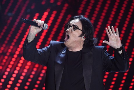 Italian Singer Renato Zero Performs Closing Editorial Stock Photo ...