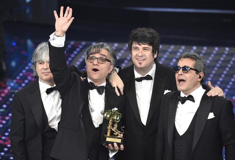 Members Italian Band Stadio Perform During Editorial Stock Photo ...