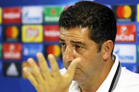 Benficas Head Coach Rui Vitoria Gestures Editorial Stock Photo - Stock ...