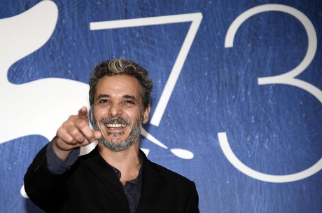 Italian Actor Francesco Colella Poses During Editorial Stock Photo ...