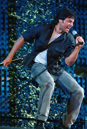 Puertorican Singer Chayanne During His Concert Editorial Stock Photo ...