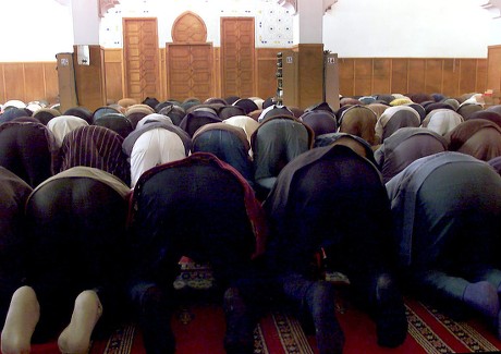Muslims Pray During Their Traditional Friday Editorial Stock Photo ...