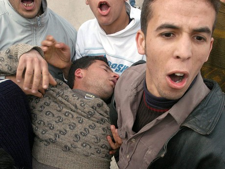 Man That Injured After Clashing Police Editorial Stock Photo - Stock ...