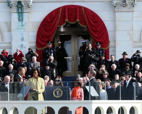 Us President Barack Obama Takes Oath Editorial Stock Photo - Stock ...
