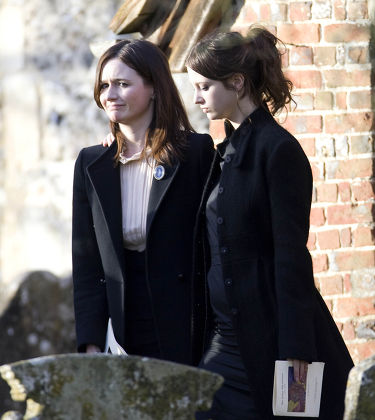 Widow Penny Mortimer Accompanied By Family Editorial Stock Photo ...