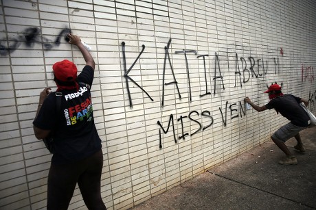 Activists Movimiento De Trabajadores Sin Techo Editorial Stock Photo ...