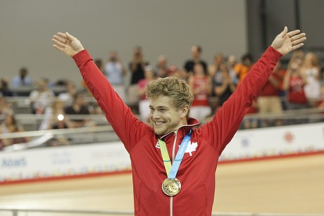 Hugo Barrette Canada Celebrates Winning Gold Editorial Stock Photo ...