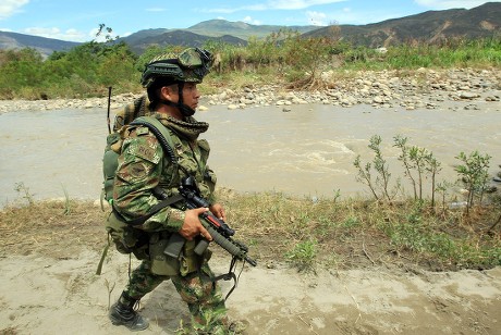 Soldier Colombian Special Forces Arrives Sector Editorial Stock Photo ...