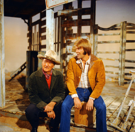 Glen Campbell Show John Wayne Glen Editorial Stock Photo - Stock Image ...
