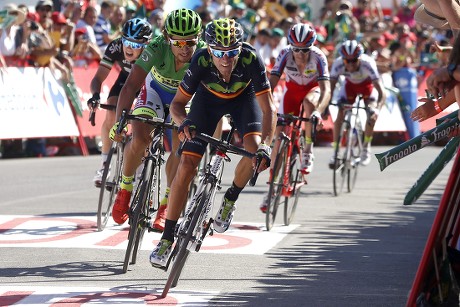Spanish Cyclist Movistar Team Alejandro Valverde Editorial Stock Photo ...