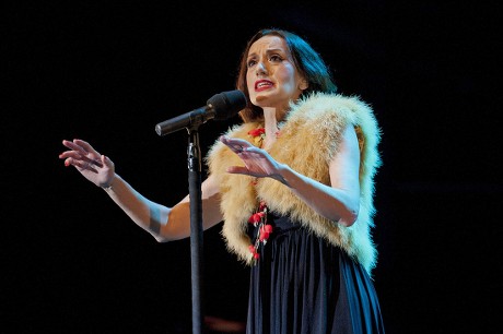 Spanish Singer Luz Casal Perfoms On Editorial Stock Photo - Stock Image ...