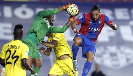 Ud Levantes Algerian Striker Nabil Ghilas Editorial Stock Photo - Stock ...