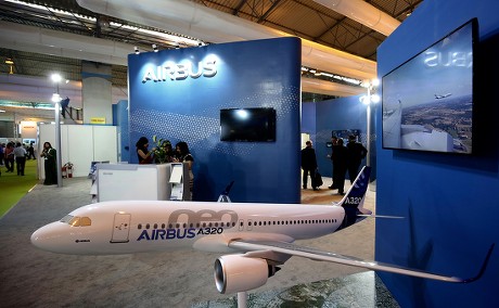 Visitors Airbus Exhibition Stall During Aero Editorial Stock Photo ...