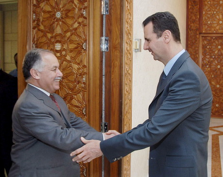 Syrian President Bashar Assad R Meets Editorial Stock Photo - Stock ...