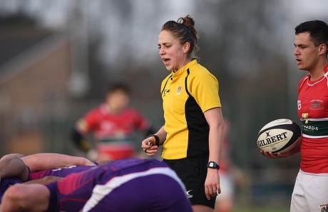 Referee Sara Cox Becomes First Woman Editorial Stock Photo - Stock ...