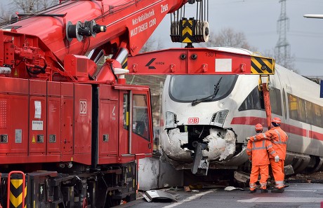 Damaged Intercity Express Ice Train German Editorial Stock Photo ...