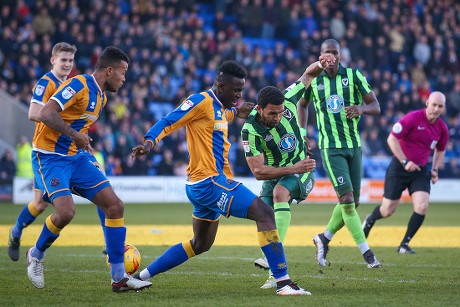 Afc Wimbledon Forward Andy Barcham 17 Editorial Stock Photo - Stock ...