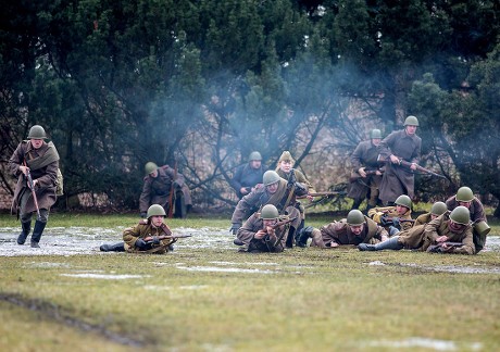 Members Historical Military Club Participate Reconstruction Editorial ...