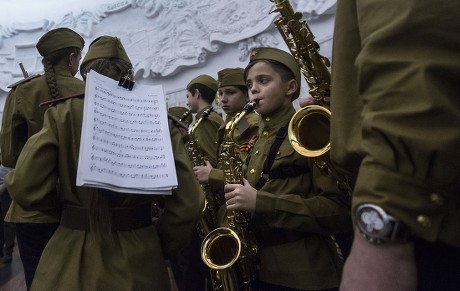 Young Brass Band Musicians Dressed Military Editorial Stock Photo ...