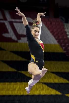 Maryland Terrapins Deanna Magro Competes On Editorial Stock Photo ...