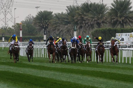 Meydan Horse Racing, Dubai United Arab Emirates - 25 Feb 2017 Stock ...