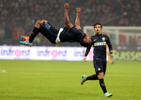 Fc Inter Midfielder Joel Obi Celebrates Editorial Stock Photo - Stock ...