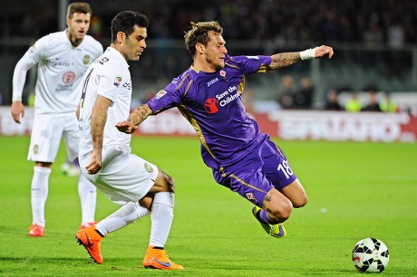 Fiorentinas Forward Alberto Gilardino R Action Editorial Stock Photo ...