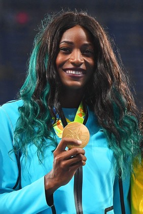 Shaunae Miller Bahamas Poses Her Gold Editorial Stock Photo - Stock ...