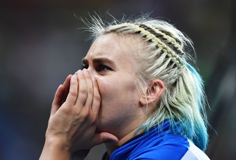 Sanni Utriainen Finland Prepares Womens Javelin Editorial Stock Photo ...