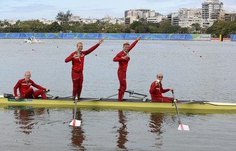 Team Denmark Pose Their Silver Medals Editorial Stock Photo - Stock ...
