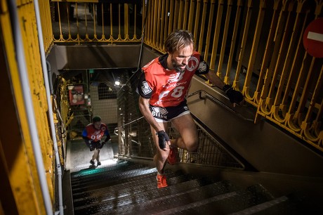 French Runner Laurent Vicente Competes Eiffel Editorial Stock Photo ...