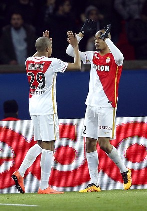 Kylian Mbappe Lottin Monaco Reacts Fabinho Editorial Stock Photo ...